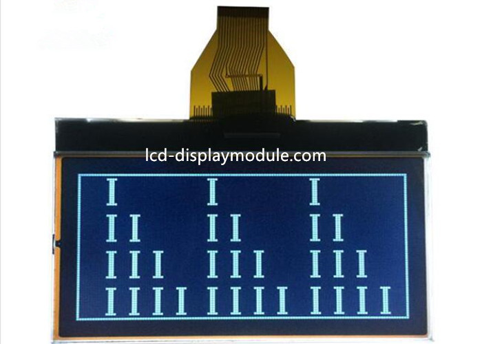 FPC Connector 128X64 Cog Lcd Module , FFSTN Chip On Glass Lcd