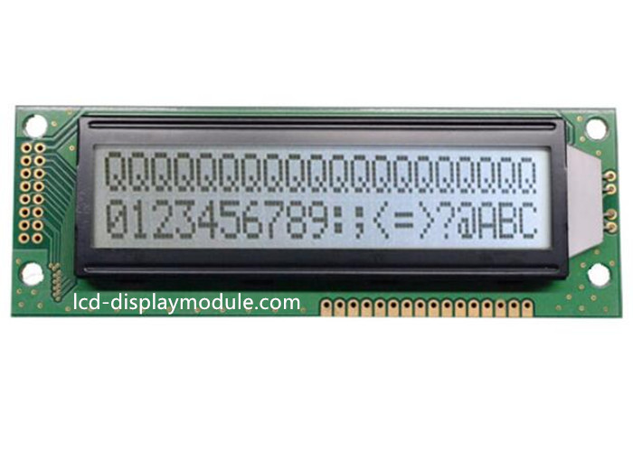 COB Resolution 20x2 LCD Dot Matrix Module , Character Transflective LCD Display