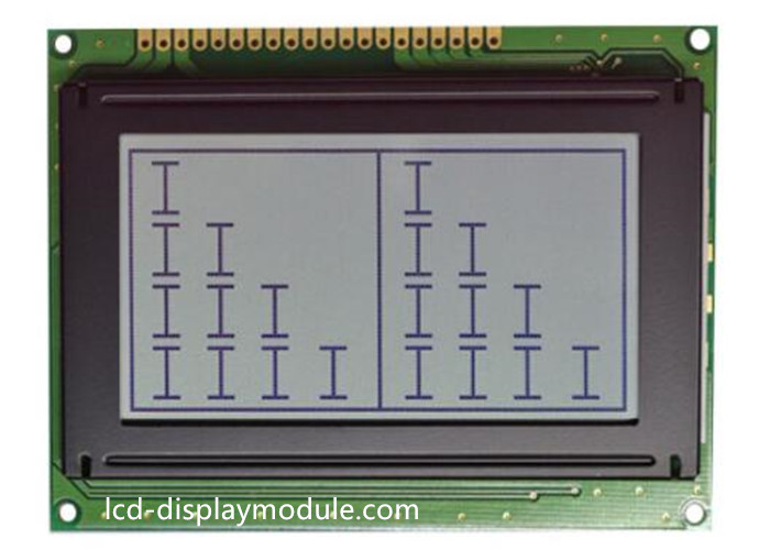 LED White LCD Display Module Resolution 128 x 64 6800 Series Interface
